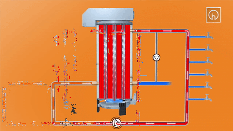 What is stratification in water heaters?